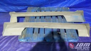 1994-1998 Nissan Silvia S14 240SX Blue Origin Lab Rep Side Skirts JDM ...