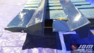 1994-1998 Nissan Silvia S14 240SX Blue Origin Lab Rep Side Skirts JDM ...