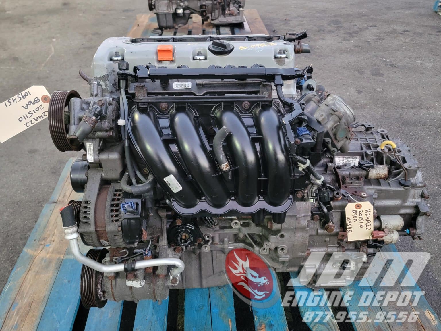 08-12 Honda Accord 2.4L 4CYL Engine K24Z2 2015110 | JDM Engine Depot