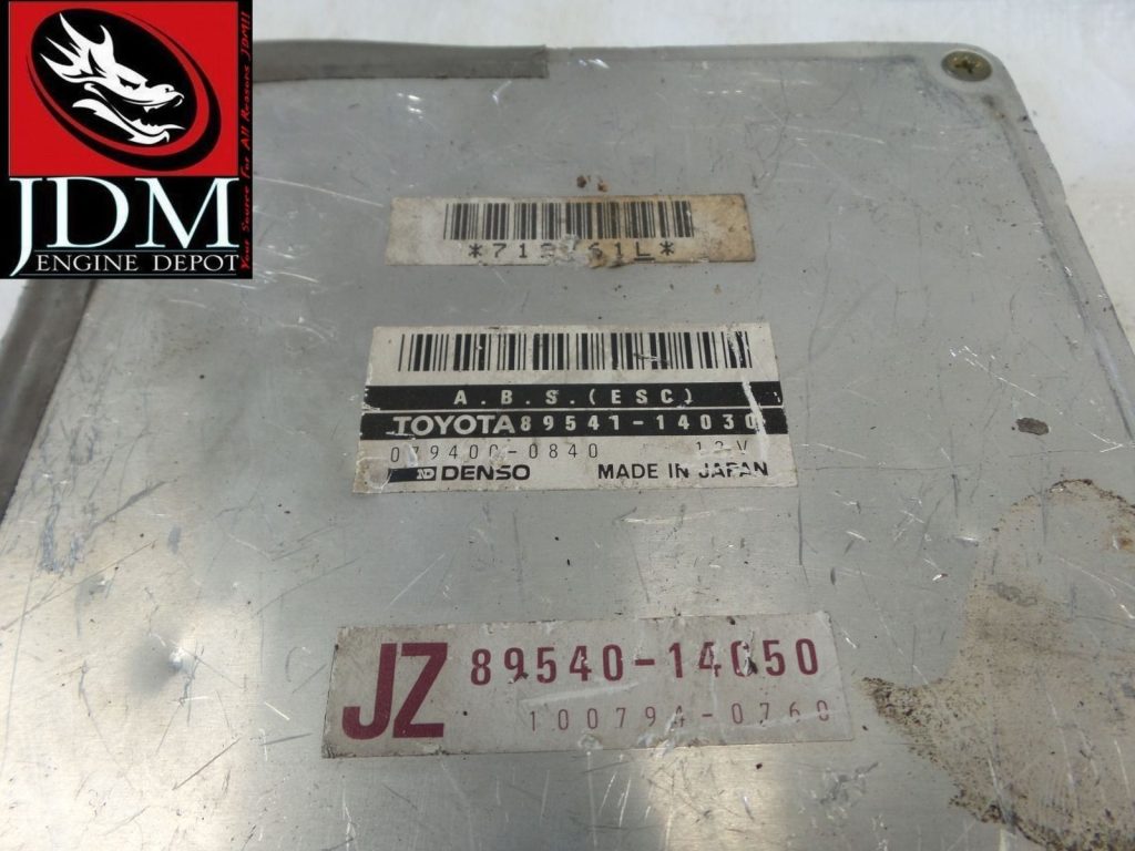 86-93 TOYOTA SUPRA A70 ABS SKID CONTROL UNIT SCU 89541-14030 JDM 7M-GTE ...