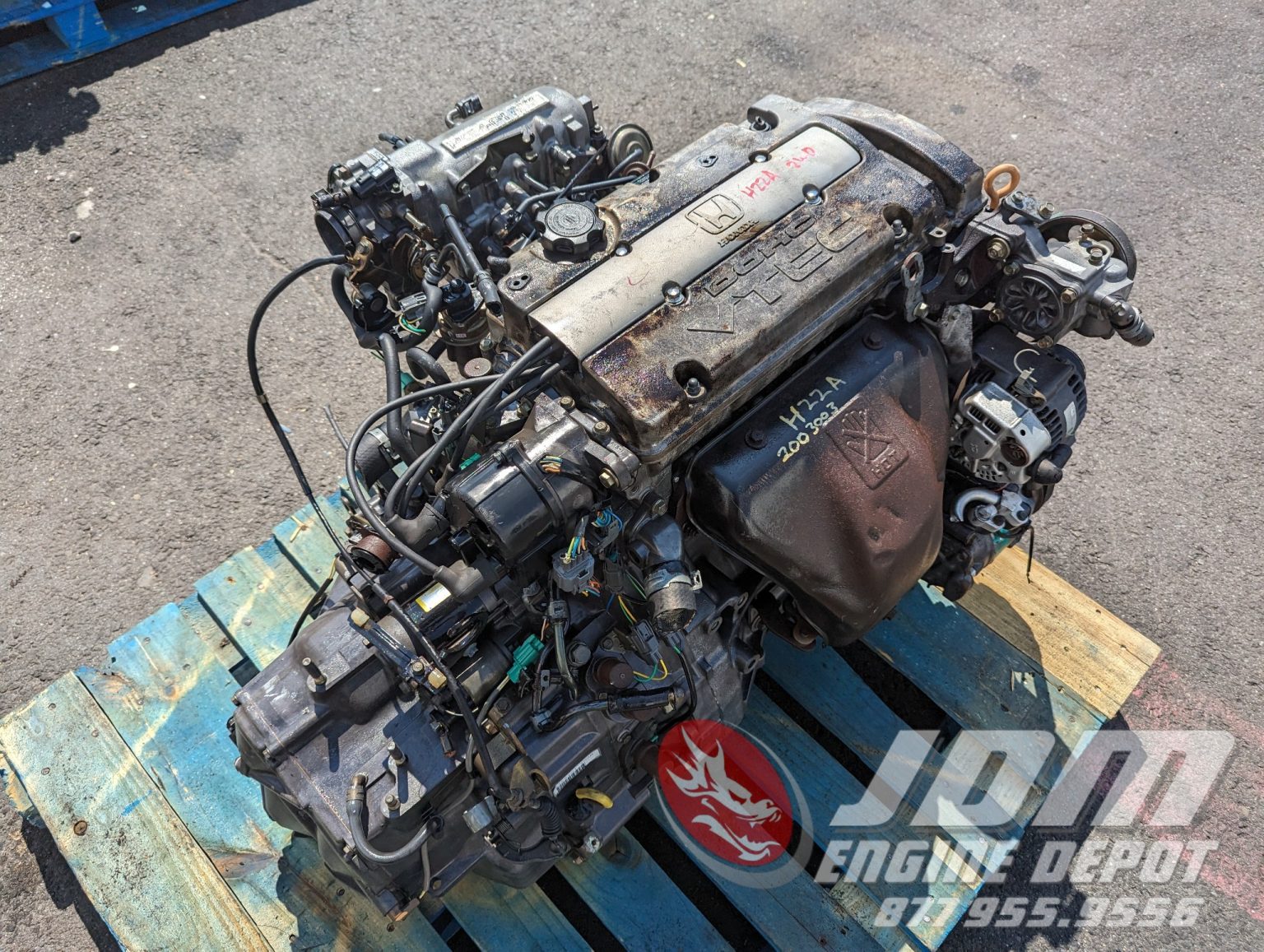 1992-1995 Honda Prelude 2.2L 4CYL VTEC Engine JDM H22A 2003003 | JDM ...