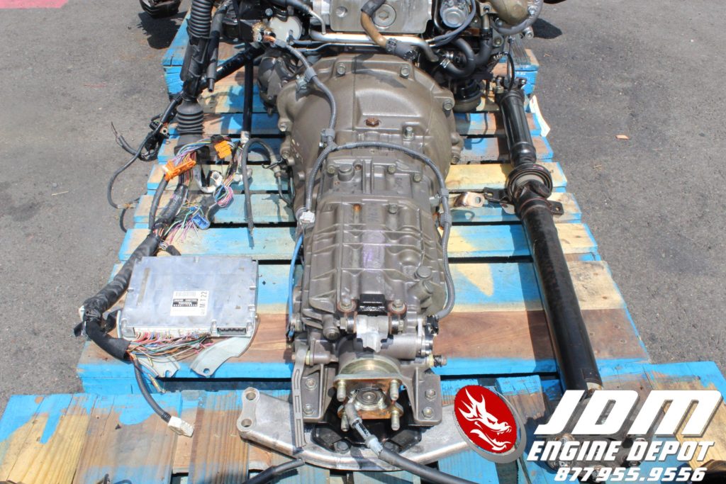 TOYOTA SUPRA TWIN TURBO VVTI ENGINE 6SPD TRANS LOOM ECU JDM 2JZGTE 2JZ ...